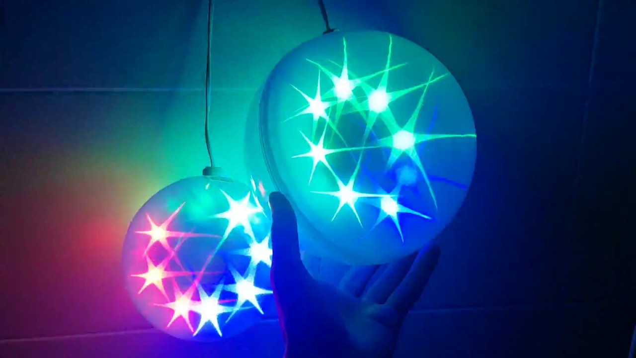 LED 3D kamuolys | Šviečiantis kamuolys Star Light - YouTube