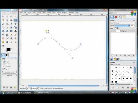Learning Paths Tool in Gimp part 1 - YouTube