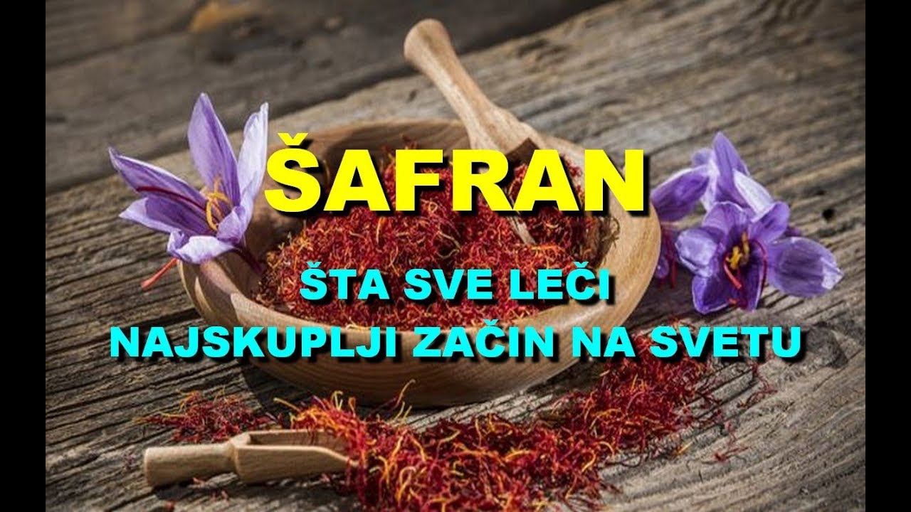 ŠAFRAN - ŠTA SVE LEČI NAJSKUPLJI ZAČIN Na SVETU - YouTube