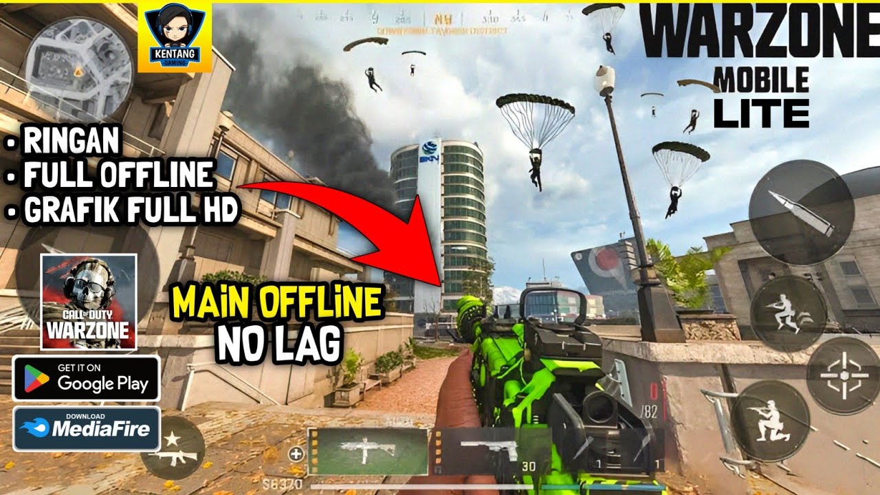 Bisa OFFLINE & Lebih Lancar⁉️ | Game Mirip COD Warzone Mobile Android ...