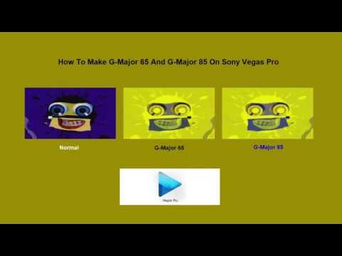How To Make G-Major 65 And G-Major 85 On Sony Vegas Pro - YouTube