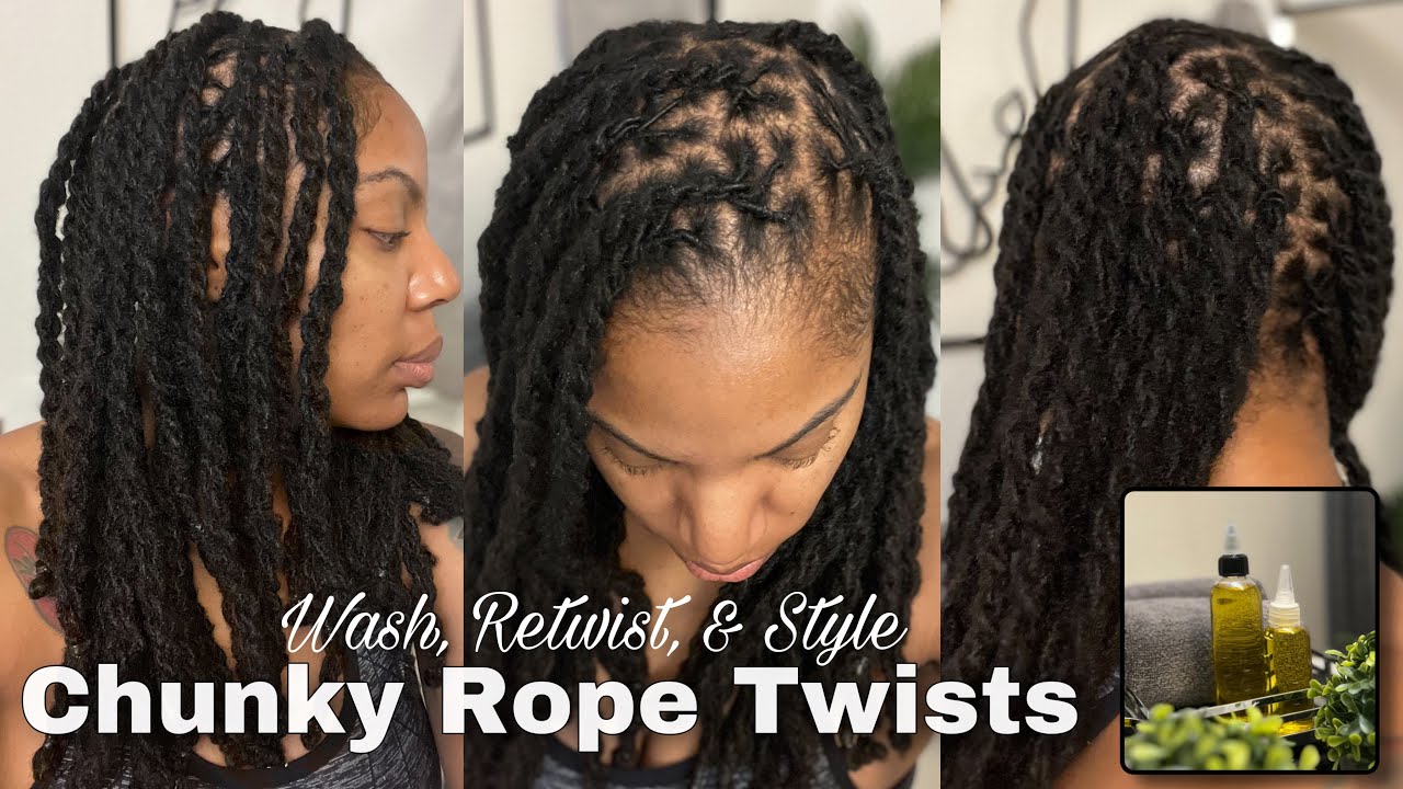 Loc Diaries| Wash, Retwist, & Two Strand Twist with me | Hair Vlog ...