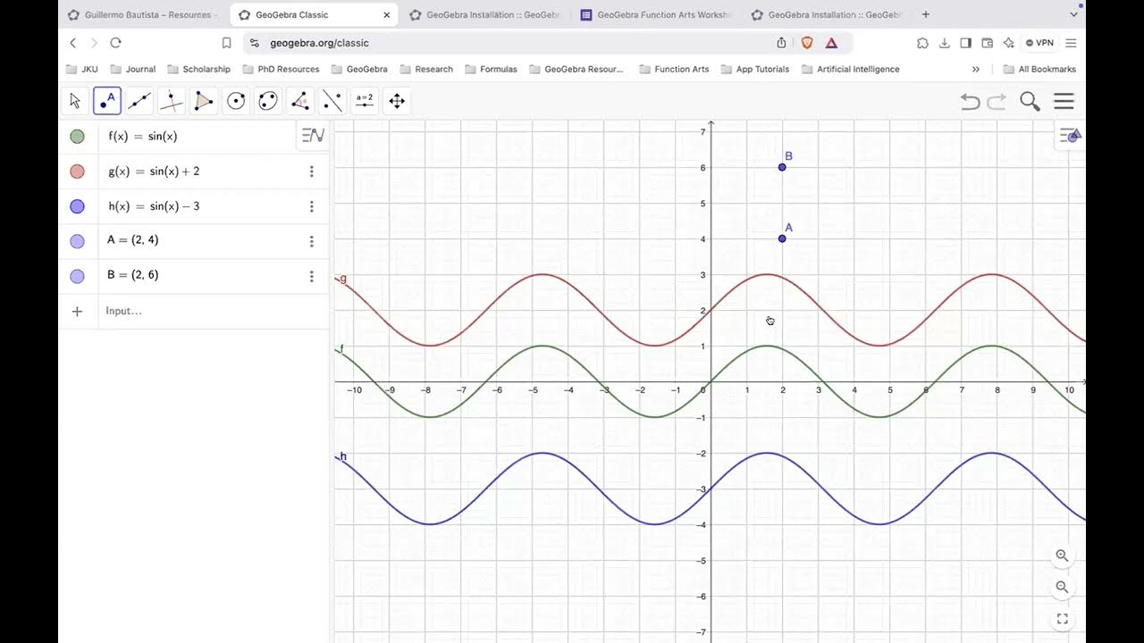 Function Art Webinar (Part 3 of 8) - Vertical Translation of Functions ...