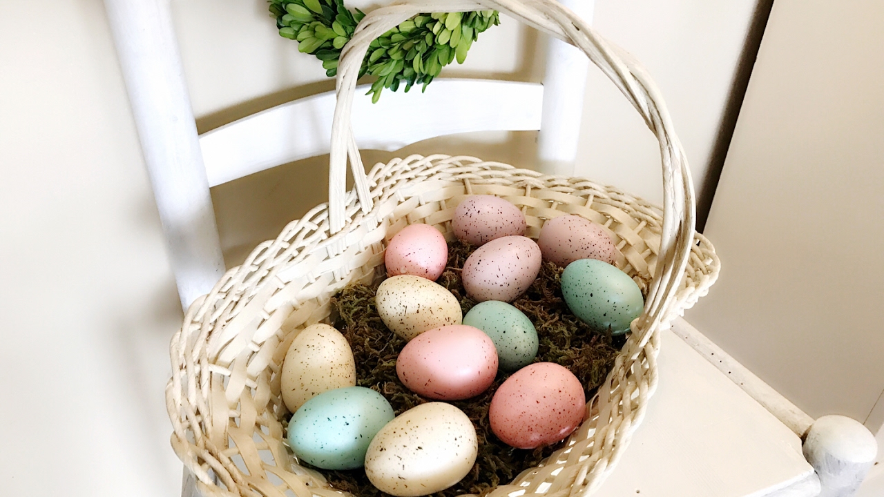 🐇🌷 Charming Egg Basket || Spring/Easter Decor - YouTube