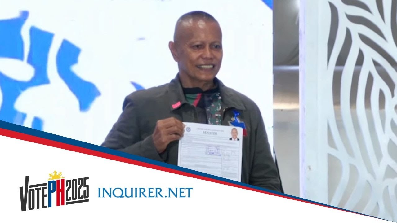 Ariel Querubin files COC for Senate seat - YouTube