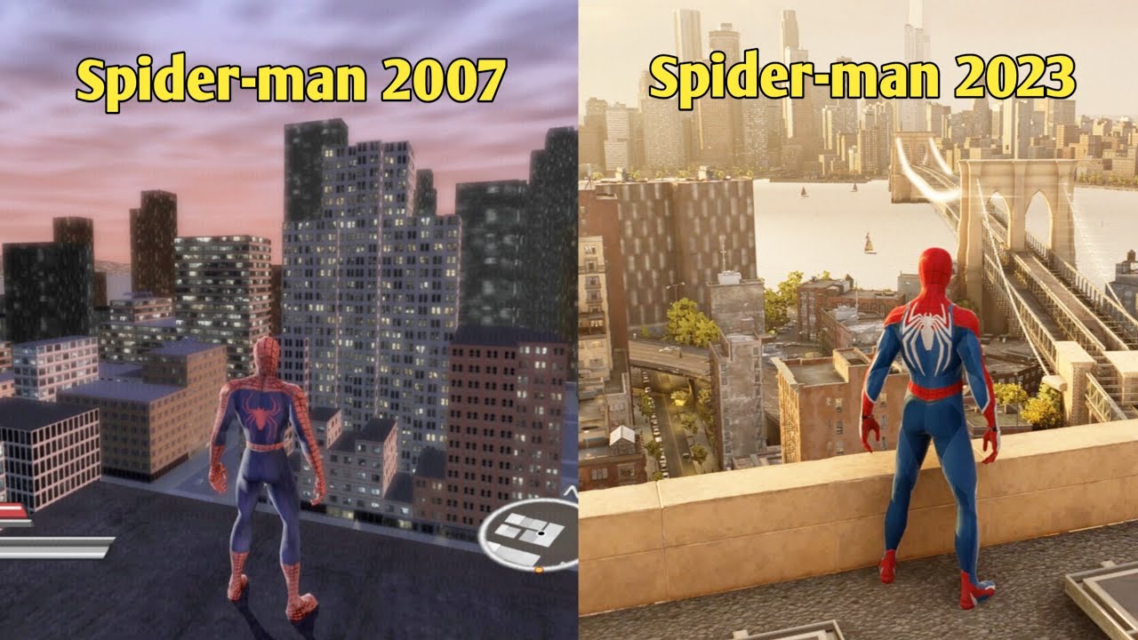 Spider-man 2007 VS Spider-man 2023 | Comparison - YouTube