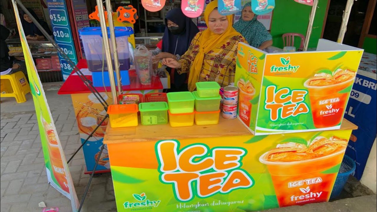 ES TEH POCI VIRAL MITRA MAJENE || ICE TEA MINUMAN ES TEH KEKINIAN COCOK ...