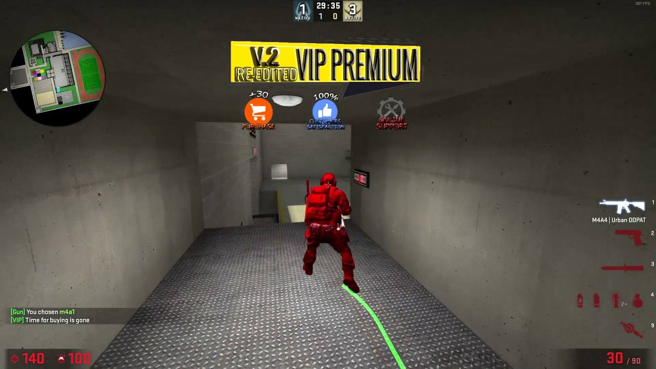 VIP Premium V2 CS:GO/CS:S plugin - YouTube