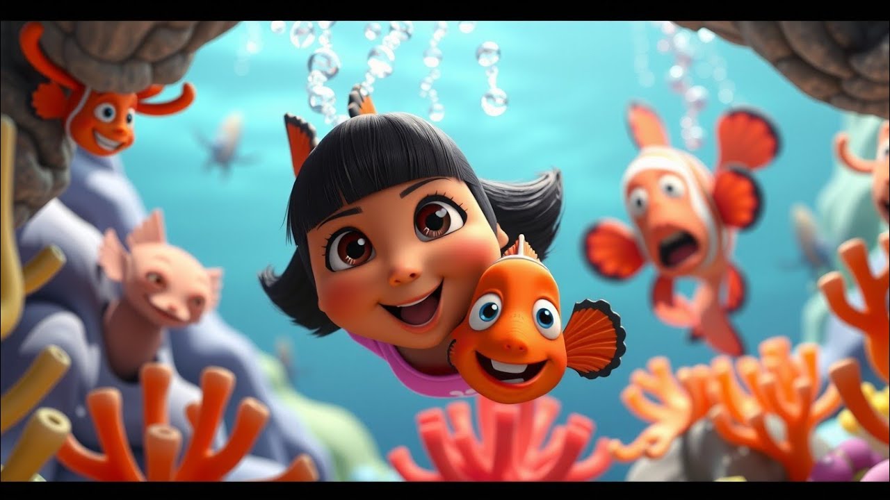 Nemo & Dora in The Coral Quest - YouTube