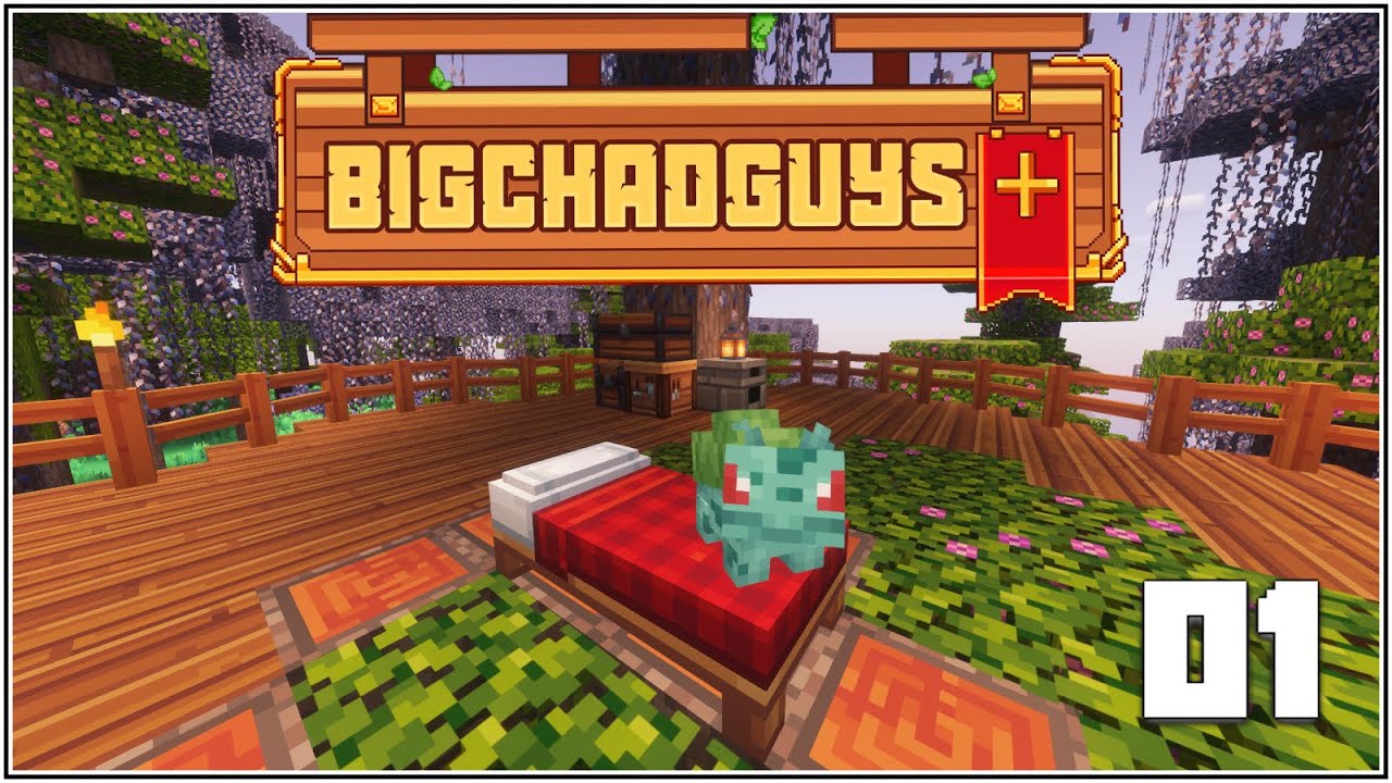 Welcome To BigChadGuys Plus! | Minecraft Modded Longplay! | 01 (No-Commentary) - YouTube