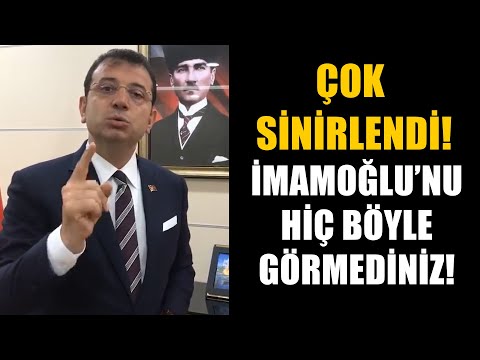 Çok Sinirlendi...Ekrem İmamoğlu'nu Hiç Böyle Görmediniz!