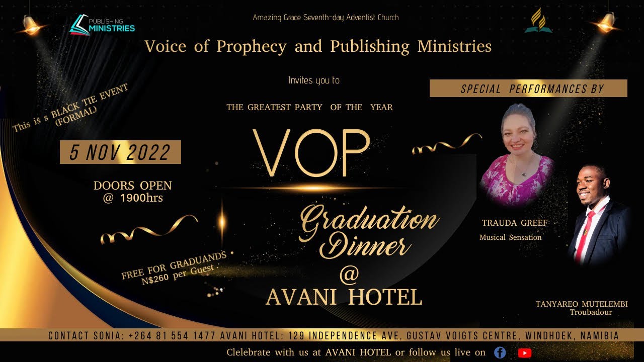 Amazing Grace Seventh Day Adventist Church Present VOP Event 5th NOV ...