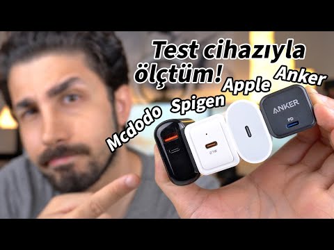 EN ÇOK BU ADAPTÖR SATIYOR! ÖLÇÜM CİHAZIYLA KARŞILAŞTIRDIM “Spigen VS Mcdodo VS Anker VS Apple”
