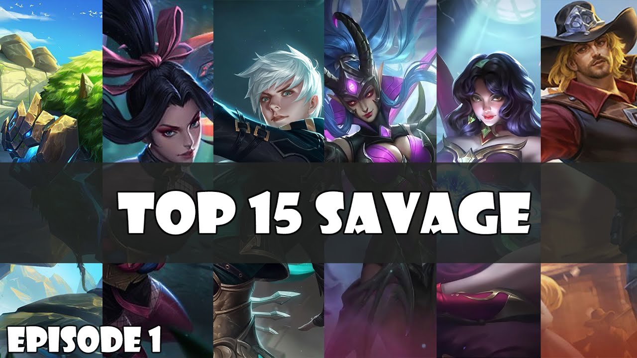 Mobile Legends TOP 15 BEST SAVAGE Moments Episode 1 FULL HD - YouTube