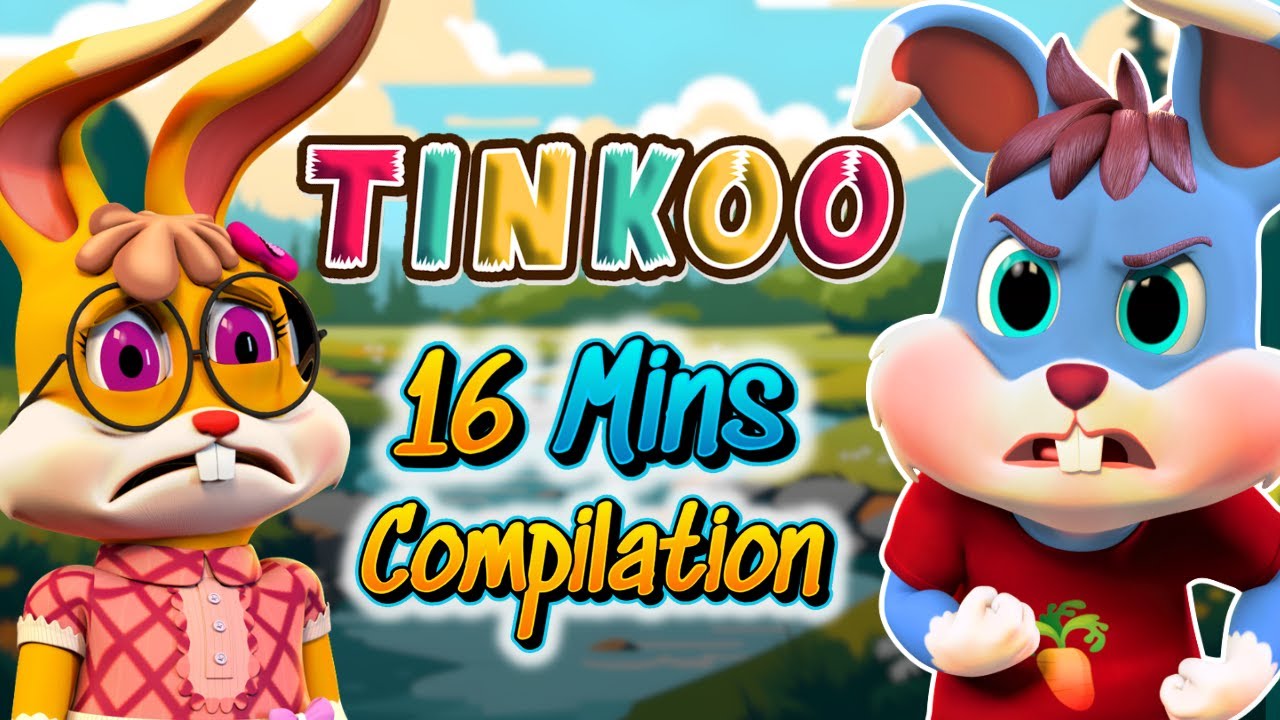 Tinkoo & Tinki's best moments | Tinkoo Funny Episode | Cartoon For Kids ...