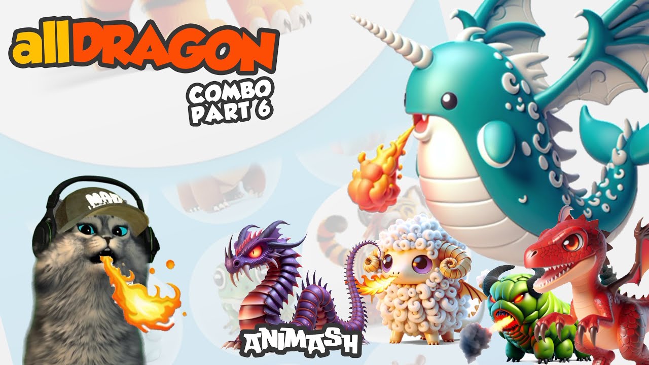 DRAGON combo part 6 ! supreme review, divine, legendary animash - YouTube