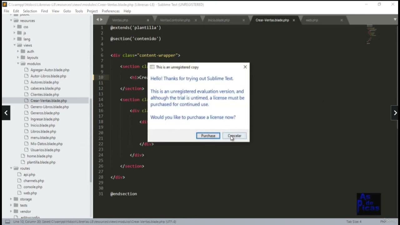 43 Curso Laravel Comenzando el Gestor - YouTube