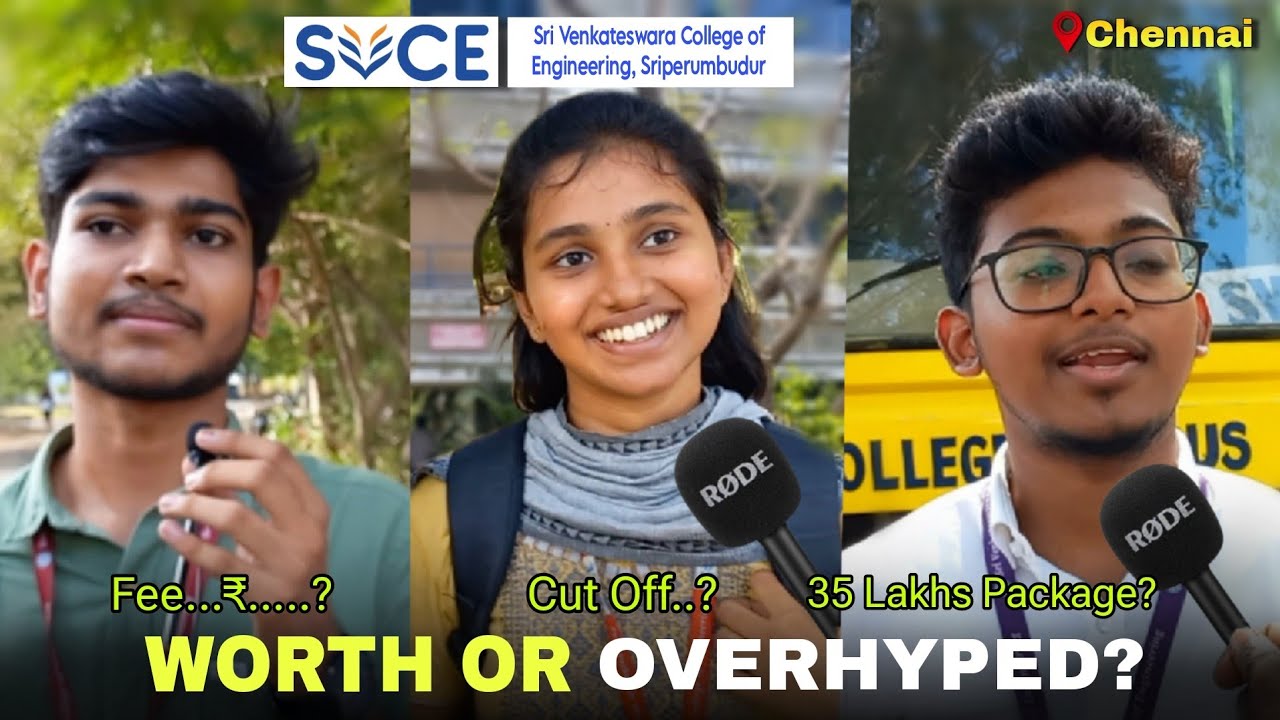 Asking Final Year Students about SVCE Placement, Cut off, Fee and Salaries - Tamil - YouTube