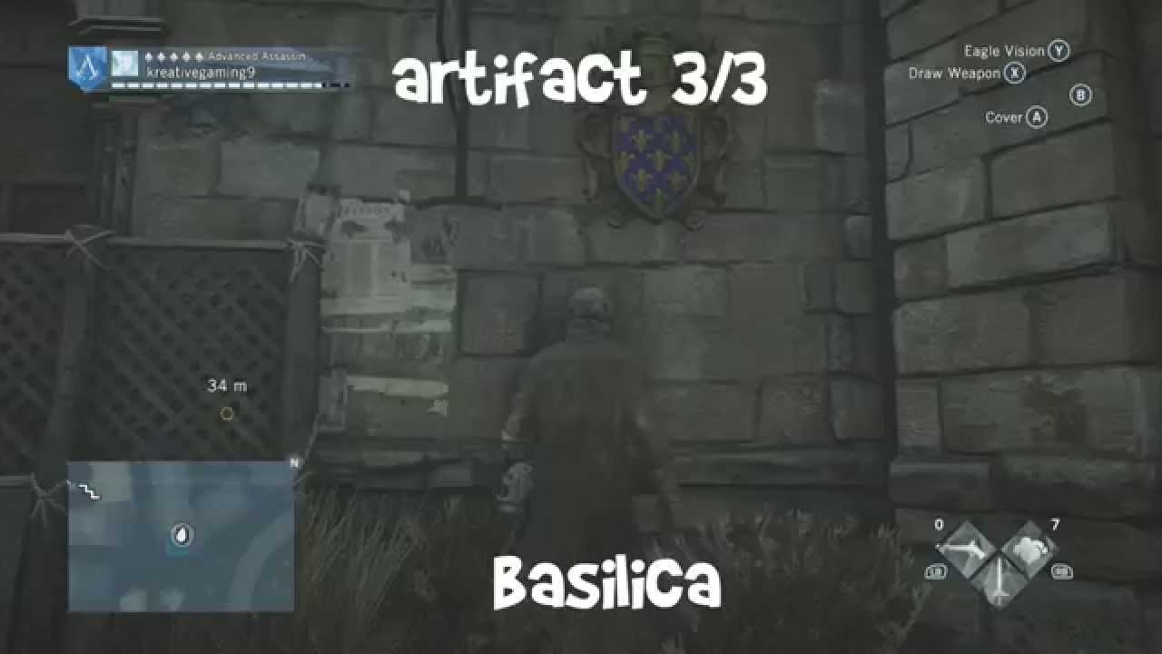 All Basilica District Artifact Locations 3 Artifacts of Franciade Eagle ...