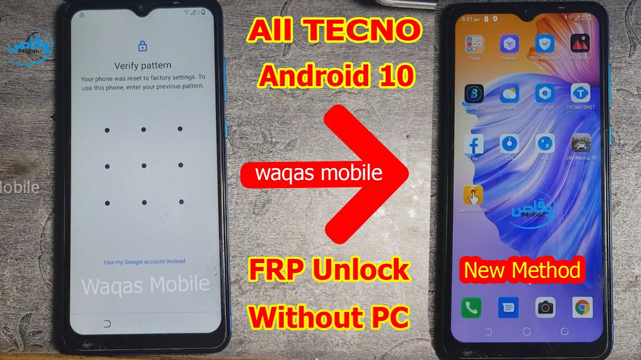 All TECNO Pop 4 FRP Unlock Without PC 100% Work || Tecno BC3 Frp/Google ...
