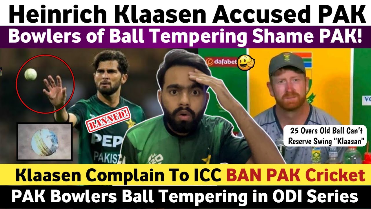Heinrich Klaasen Accused Pakistan Bowlers of Ball Tempering | 25 Overs ...