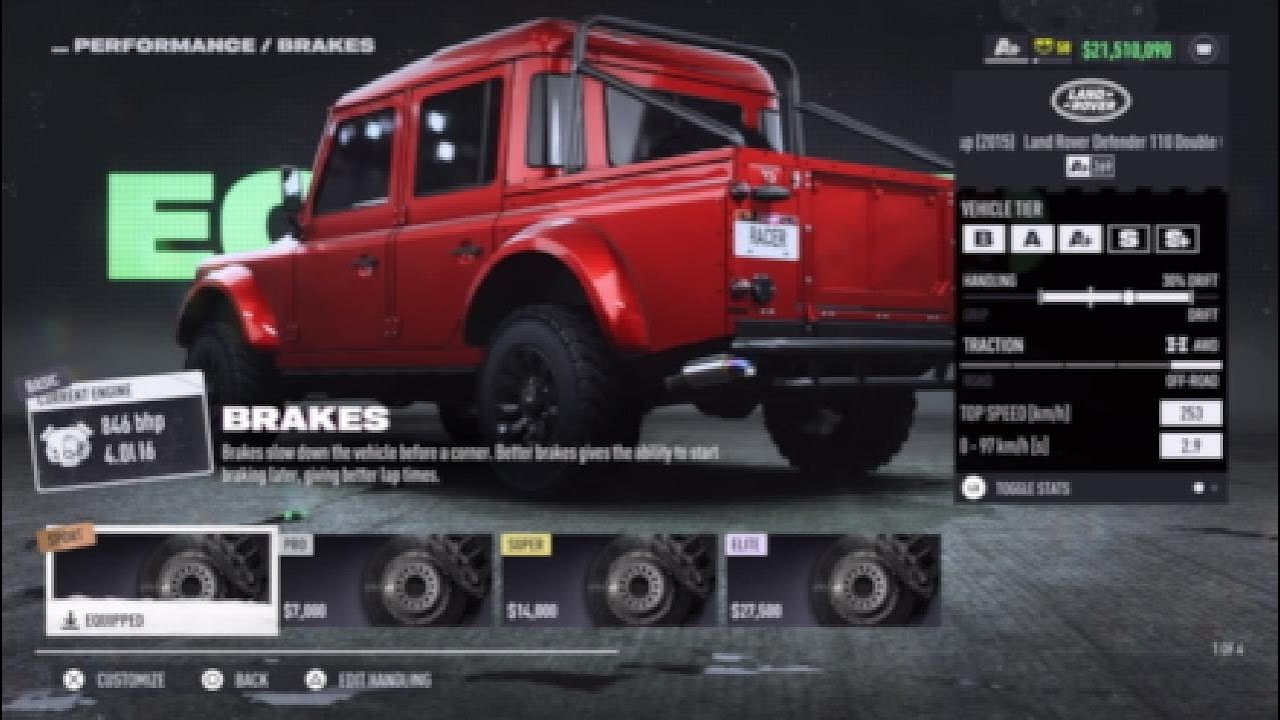 Need For Speed Unbound | A+ class Off-Road build | Land Rover Defender ...