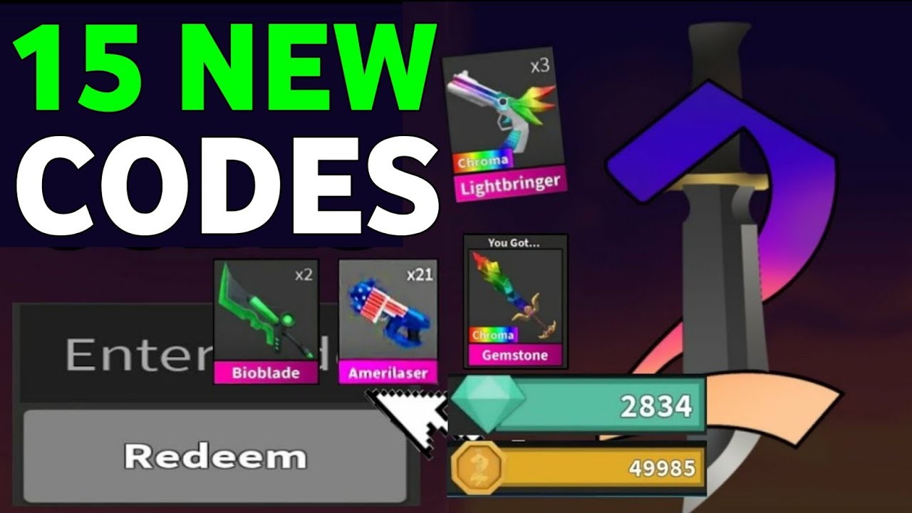 NEWEST⭐MURDER MYSTERY 2 CODES SEPTEMBER 2024 | MM2 CODES 2024 | ROBLOX ...