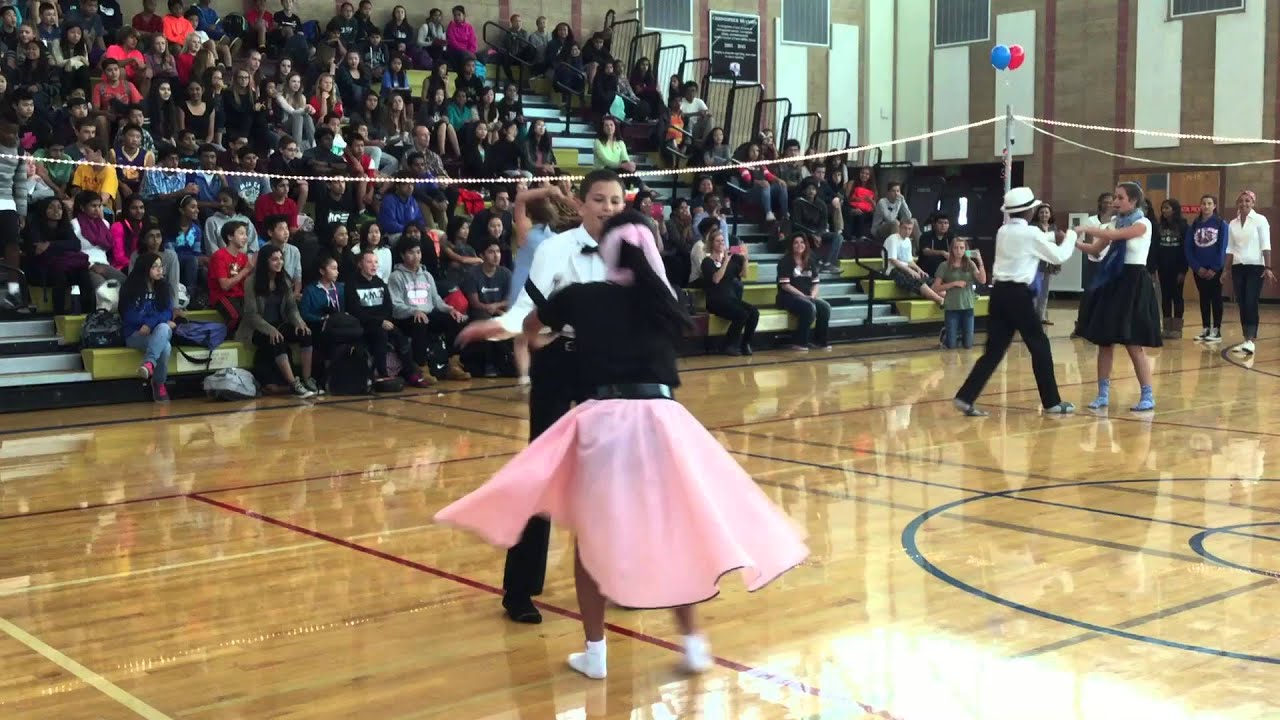 Swing Dance Fallon Middle School - YouTube