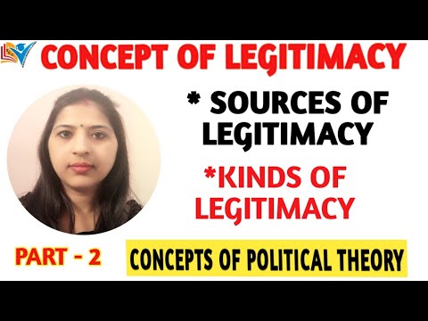 SOURCES OF LEGITIMACY | KINDS OR TYPES OF LEGITIMACY | PART-2 - YouTube