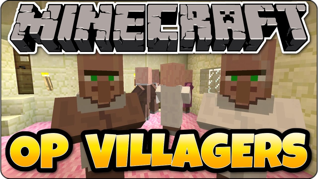 Minecraft Survival World - Over Powered Villagers -1.9 Combat Update ...