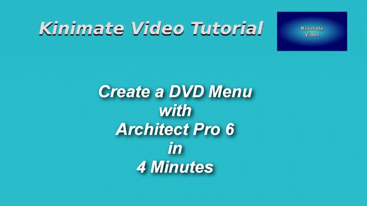 Add Introduction to a Menu in DVD Architect - YouTube