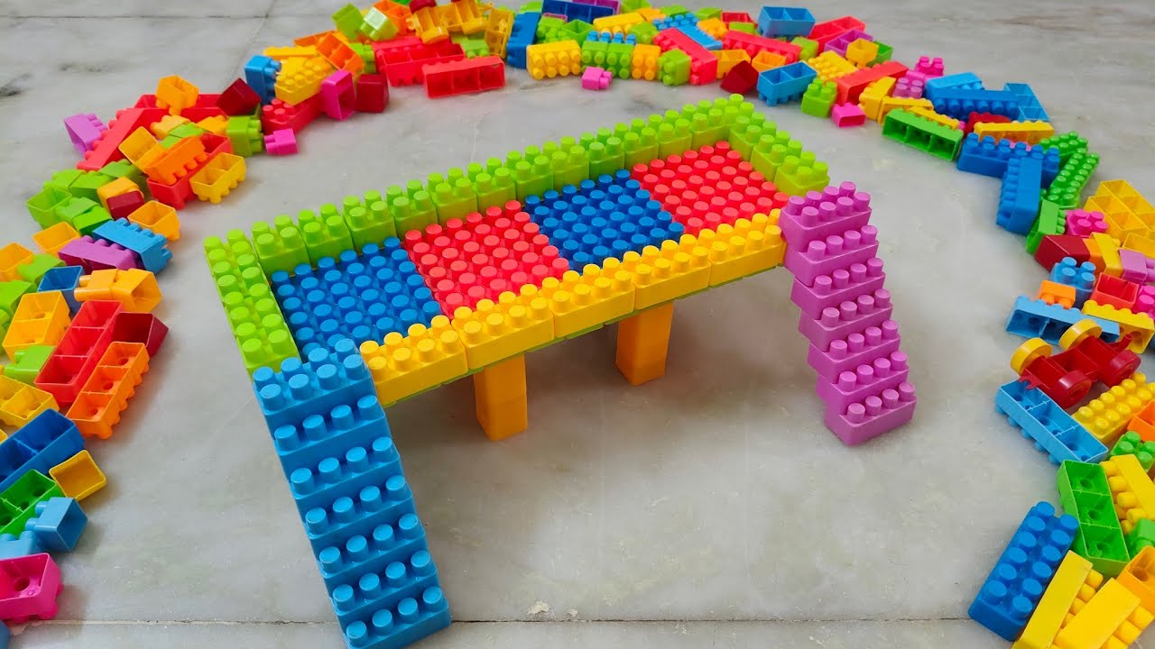 Satisfying DIY Bridge ASMR/Building Blocks/Lego building blocks videos ...