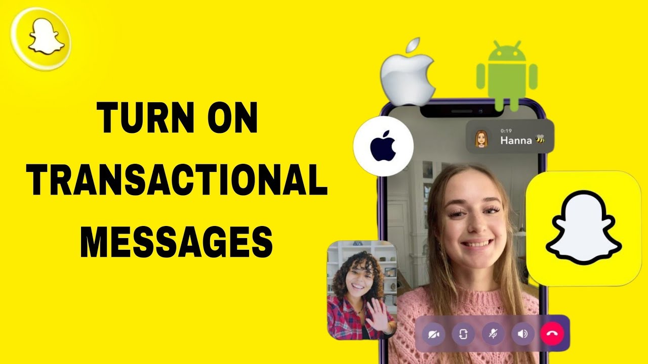 How To Turn On Transactional Messages On Snapchat App - YouTube