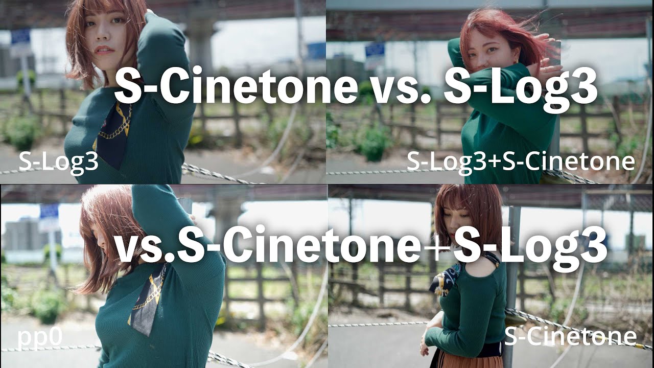 S-Cinetone vs. S-Log3 vs. S-Cinetone+S-Log3(SONY a7s3) - YouTube