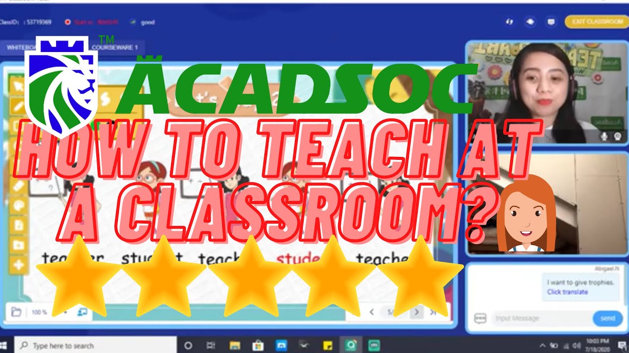 A CLASSROOM SAMPLE CLASS (NEW!! MUST-SEE!!) - YouTube