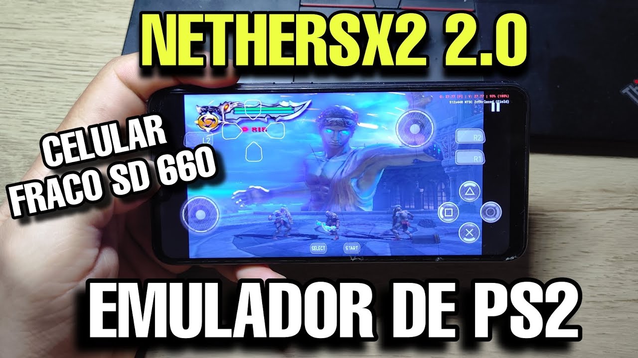 EMULADOR DE PS2 NETHERSX2 2.0 NO CELULAR FRACO, SNAPDRAGON 660 6GB RAM - YouTube