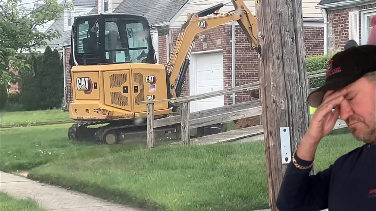 Excavator HITS LIVE GAS LINE On Camera! 💥💨 | Mikey Pipes Catches It All ...