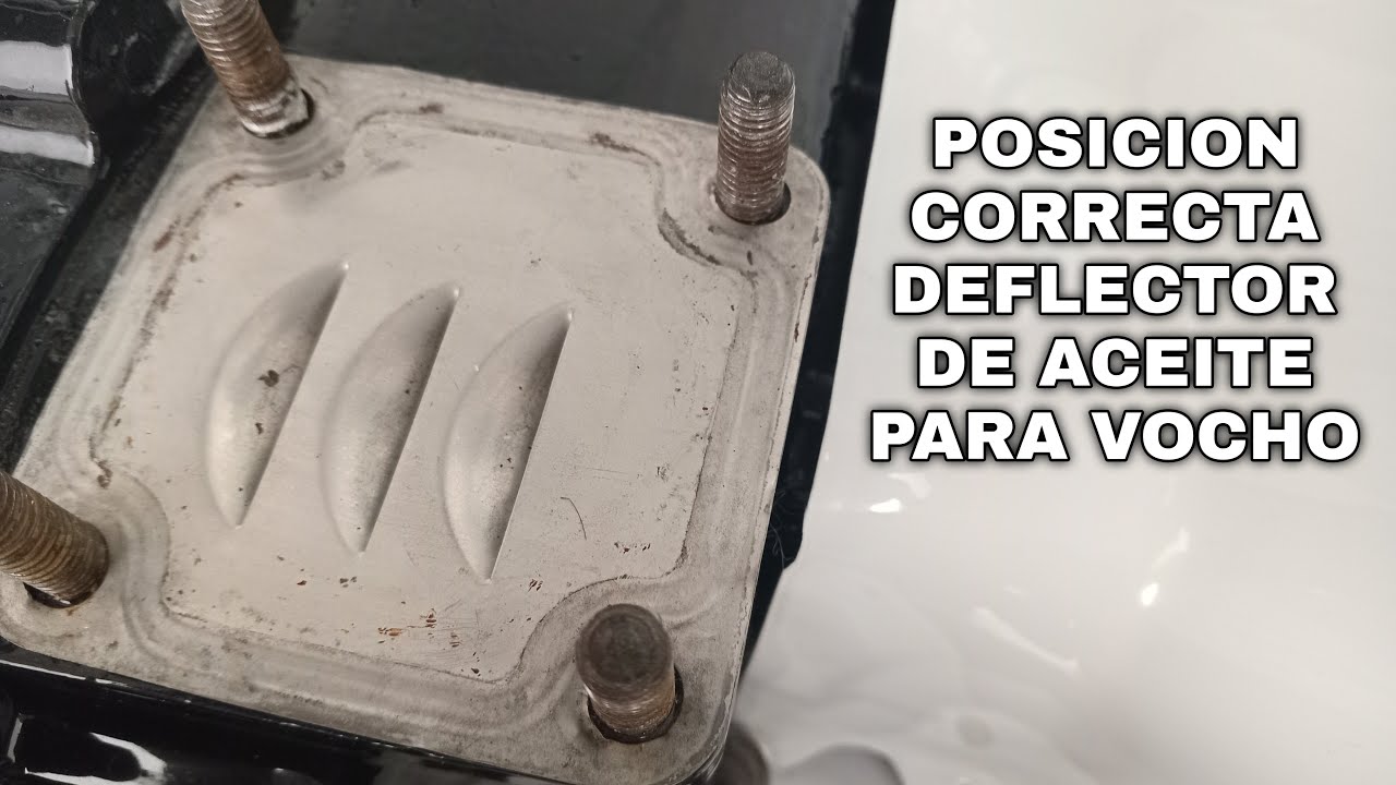 ESTA ES LA POSICION CORRECTA DEL DEFLECTOR DE ACEITE PARA TORRE DE ...