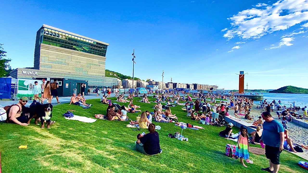 BEACH OSLO NORWAY 🔥🔥 SUMMER HOT TIME #osloelsa67 - YouTube