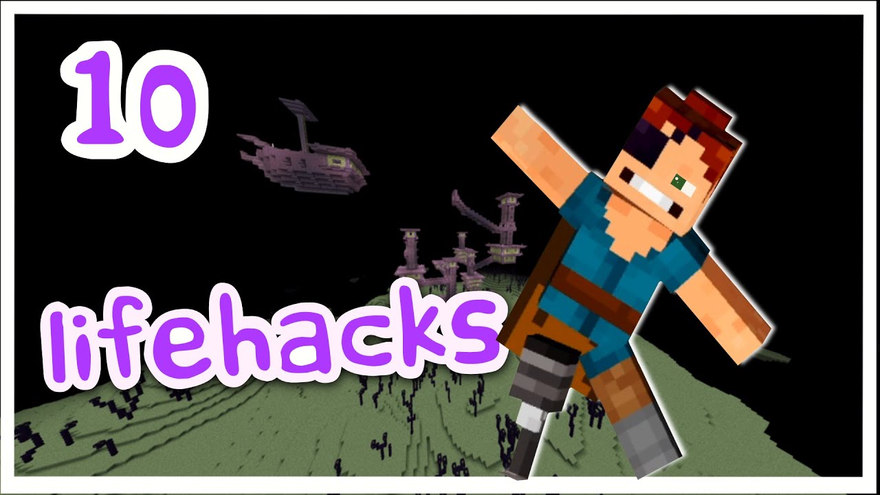 10 Life Hacks in Minecraft || Minecraft Survival Überleben Tipps Top 10 ...