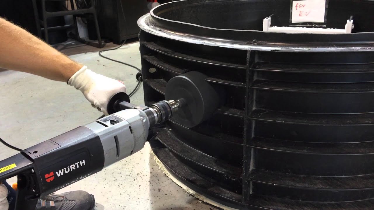 Drilling a lateral connection hole - YouTube