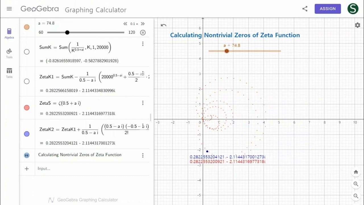 Calculating Nontrivial Zeros of Zeta Function-2 - YouTube