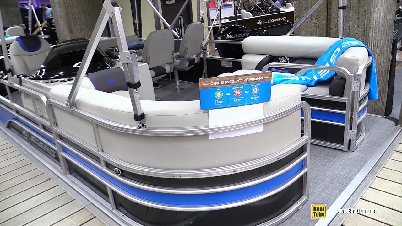 2017 Legend Enjoy All Pontoon Boat - Walkaround - 2017 Montreal Boat ...