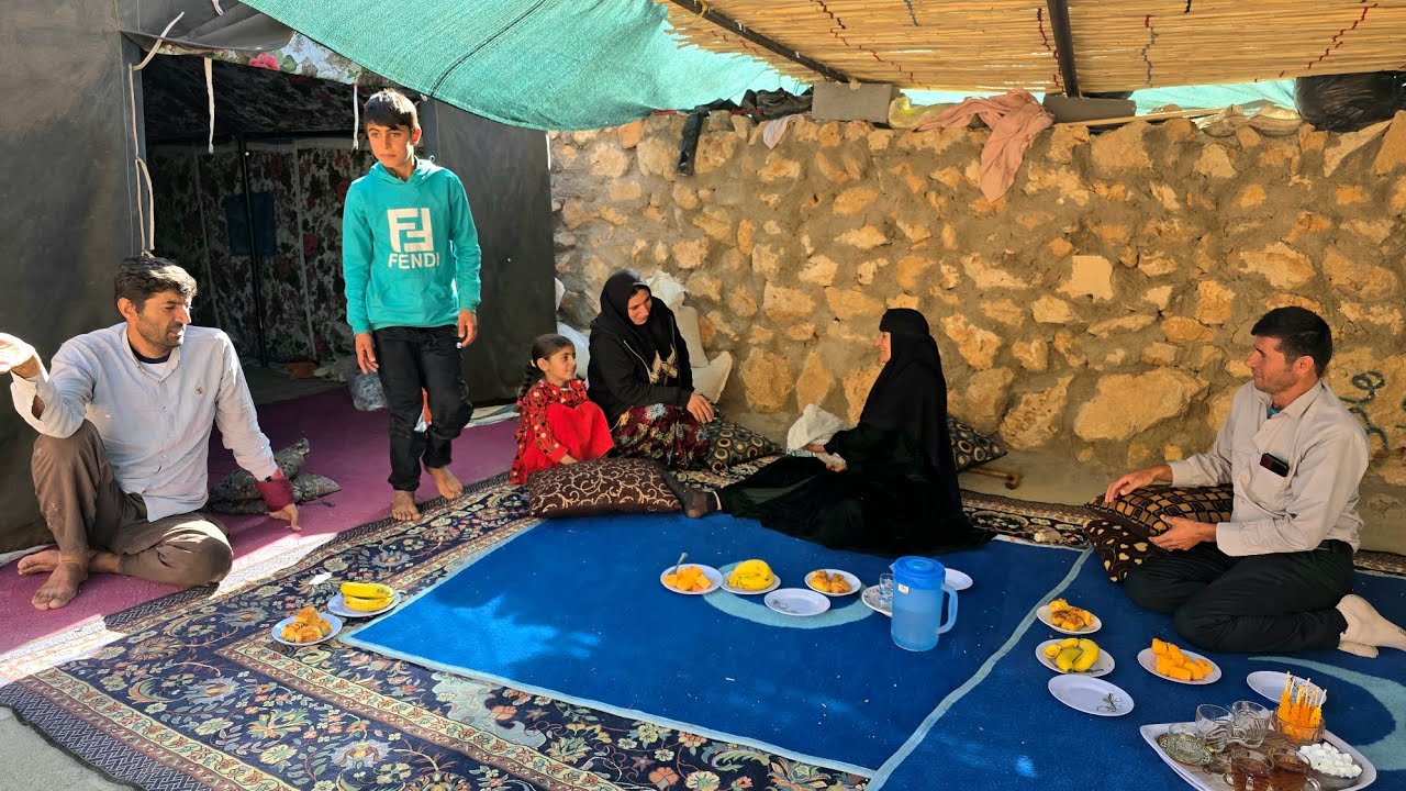 Meeting Grandma and Atabak with Heydar and his family - YouTube