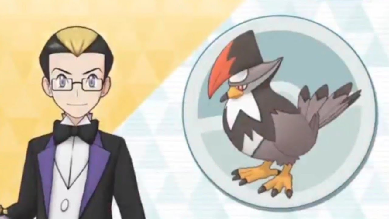 Pokemon Masters EX: Darach & Staraptor Stats & Moveset Preview - YouTube