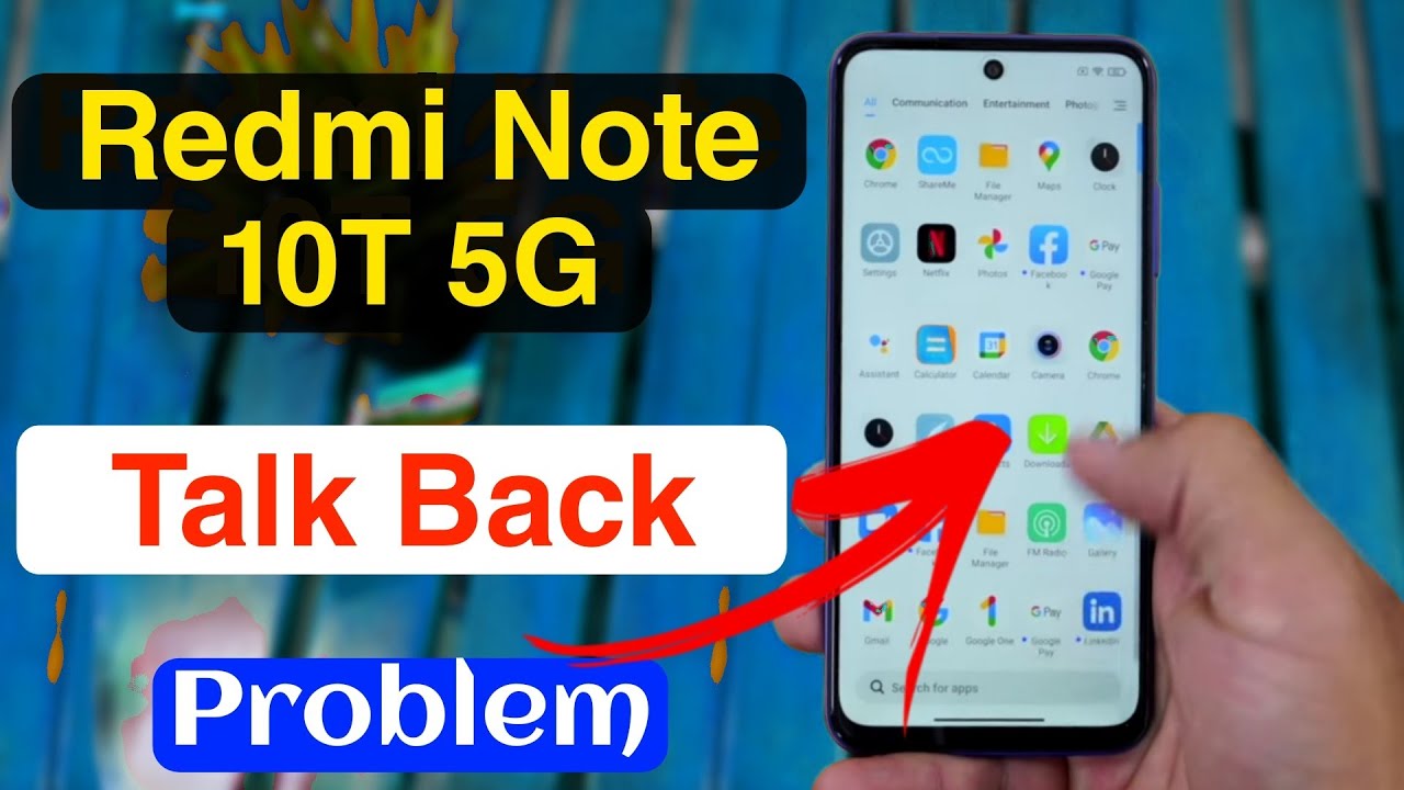 How to Off Talkback Options in Redmi Note 10T 5g | Redmi Note 10T 5g me ...