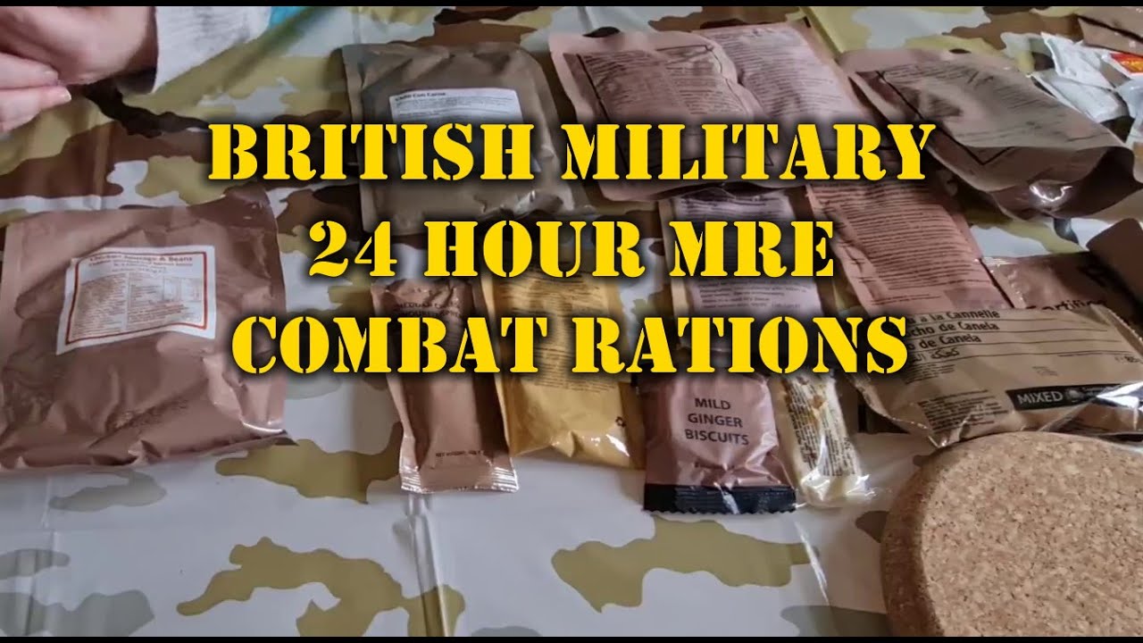 British MRE - 24 hour Combat Rations Review - YouTube