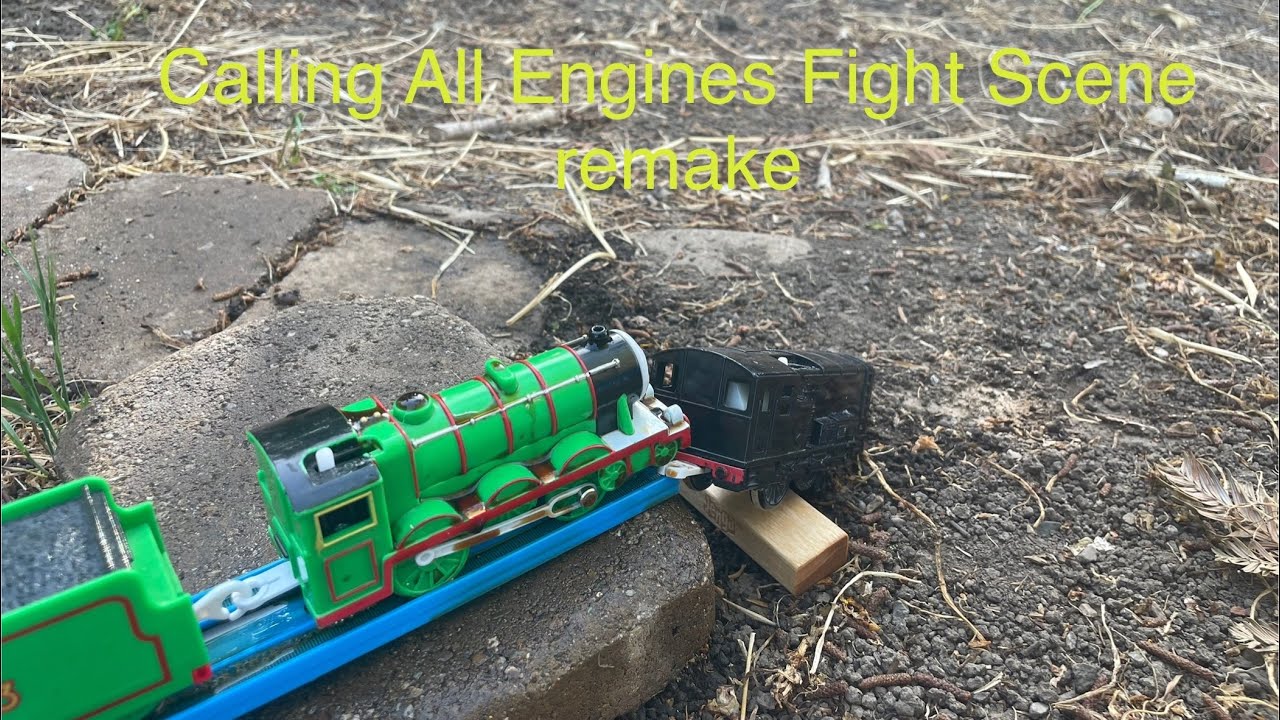 Thomas & Friends Calling All Engines Fight Scene Trackmaster remake ...