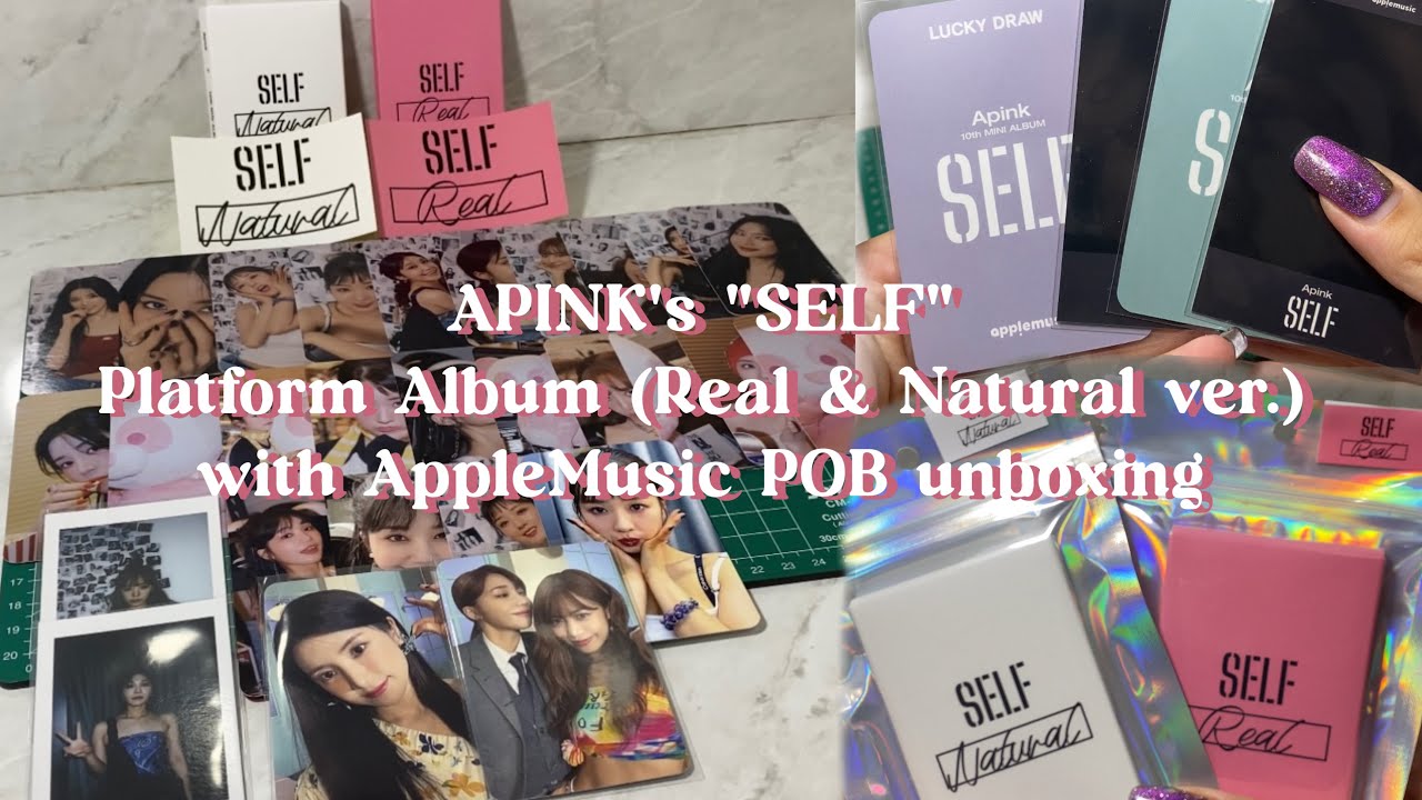 APINK "SELF" Platform Album Unboxing (Real & Natural version) — 에이핑크 ...