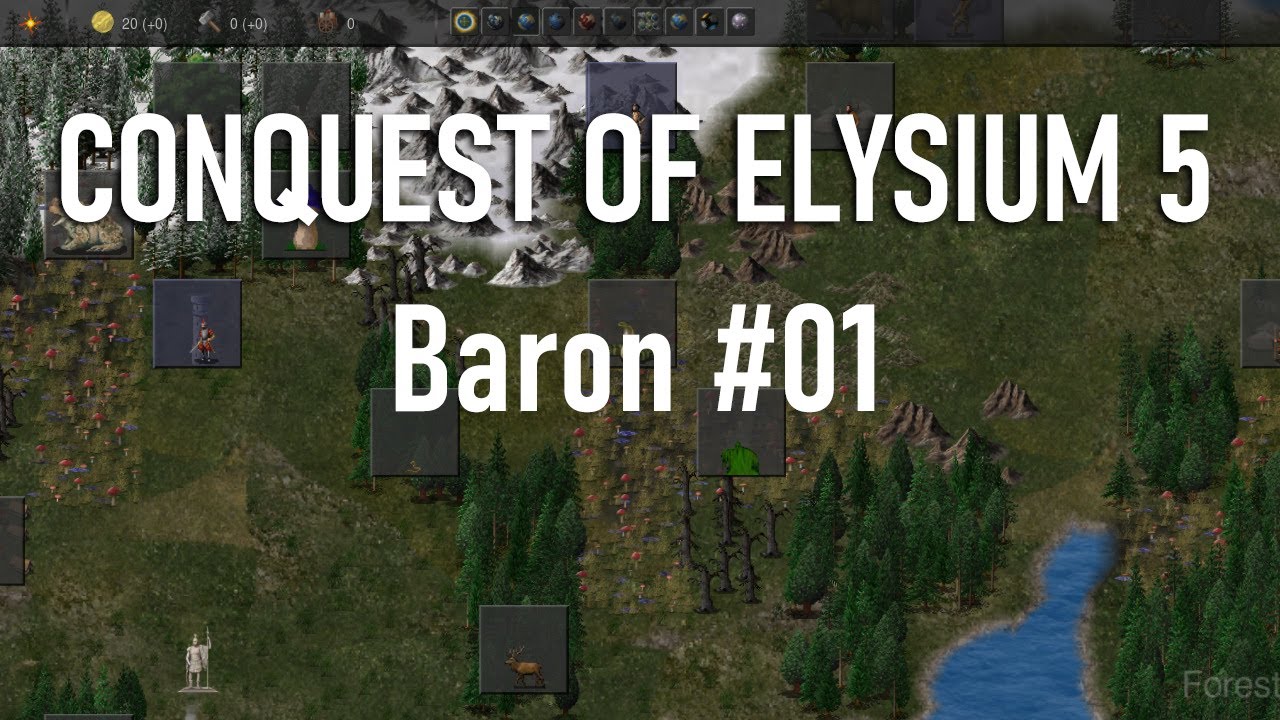 Let's Play Conquest of Elysium 5 (Addictive Turn-Based Strategy) Baron ...